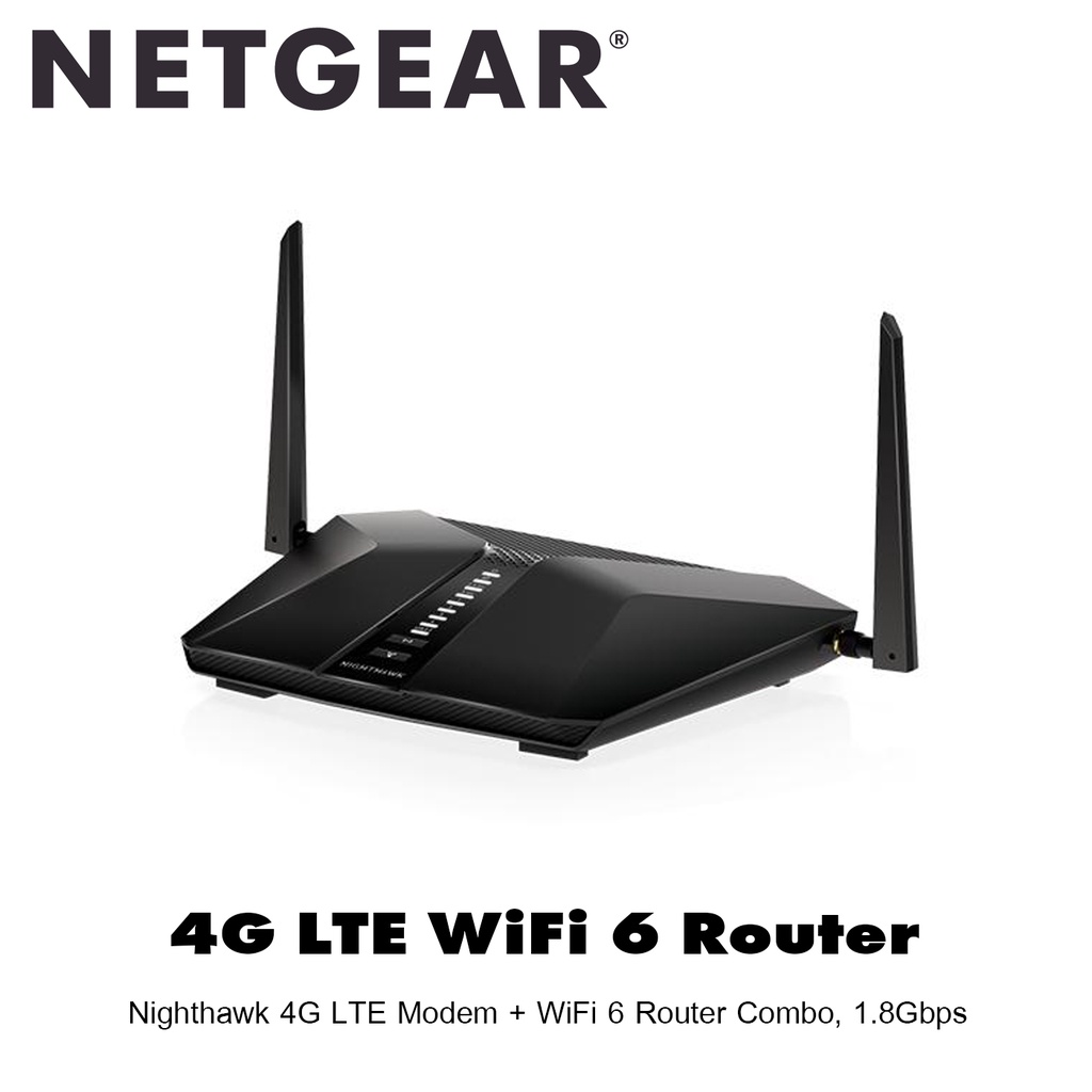 Netgear (LAX20) 4G LTE WiFi 6 Router เราเตอร์ใส่ซิม ประกันศูนย์ไทย ...