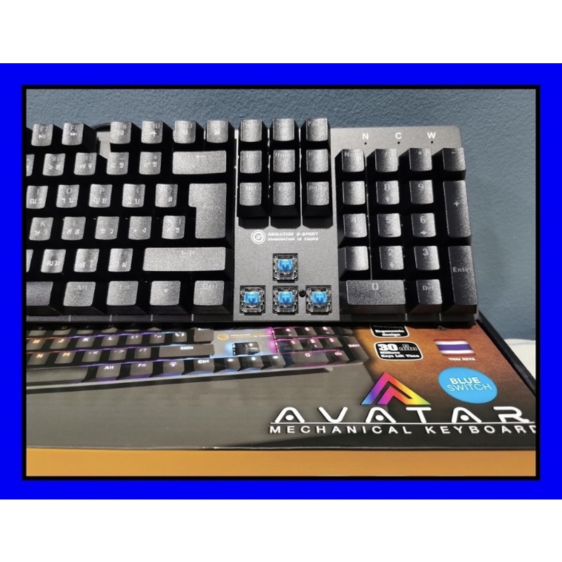 Neolution E-Sport Avatar Gaming Keyboard Mechanical Blue Switch และ Red ...