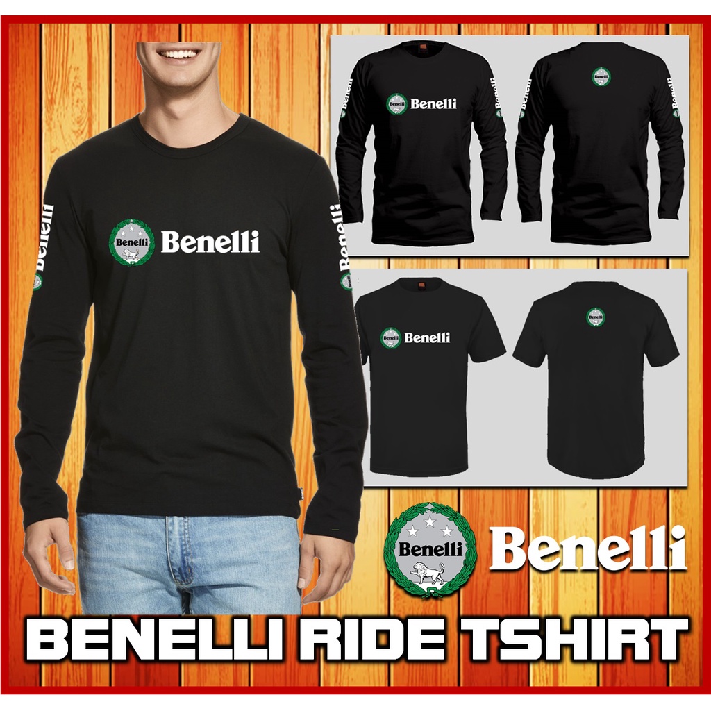 Benelli MOTORSPORT เสื้อยืดแขนยาว ไมโครไฟเบอร์ แบบแห้งเร็ว สําหรับขี่รถ ...
