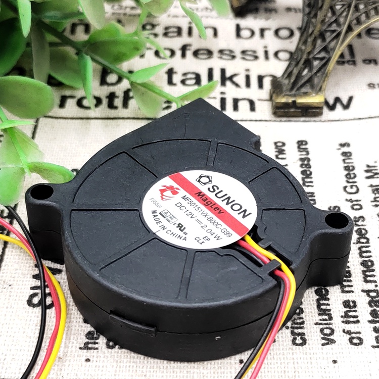 TAIJUN MF50151VX-B00C-G99 BLOWER 12V 2.04W พัดลมกระตุ้นความเร็ว 5 ซม ...