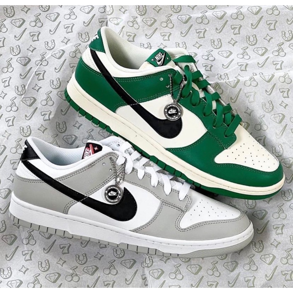 Nike Dunk Low SE “Lottery” Malachite Green / Jackpot Gery ของแท้ 100% ...