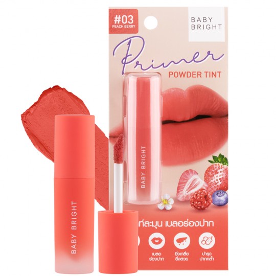 มีทุกสีจ้า Baby Bright Primer Powder Tint Lip ลิปไพรเมอร์ ทินท์ไพรเมอร์ ...