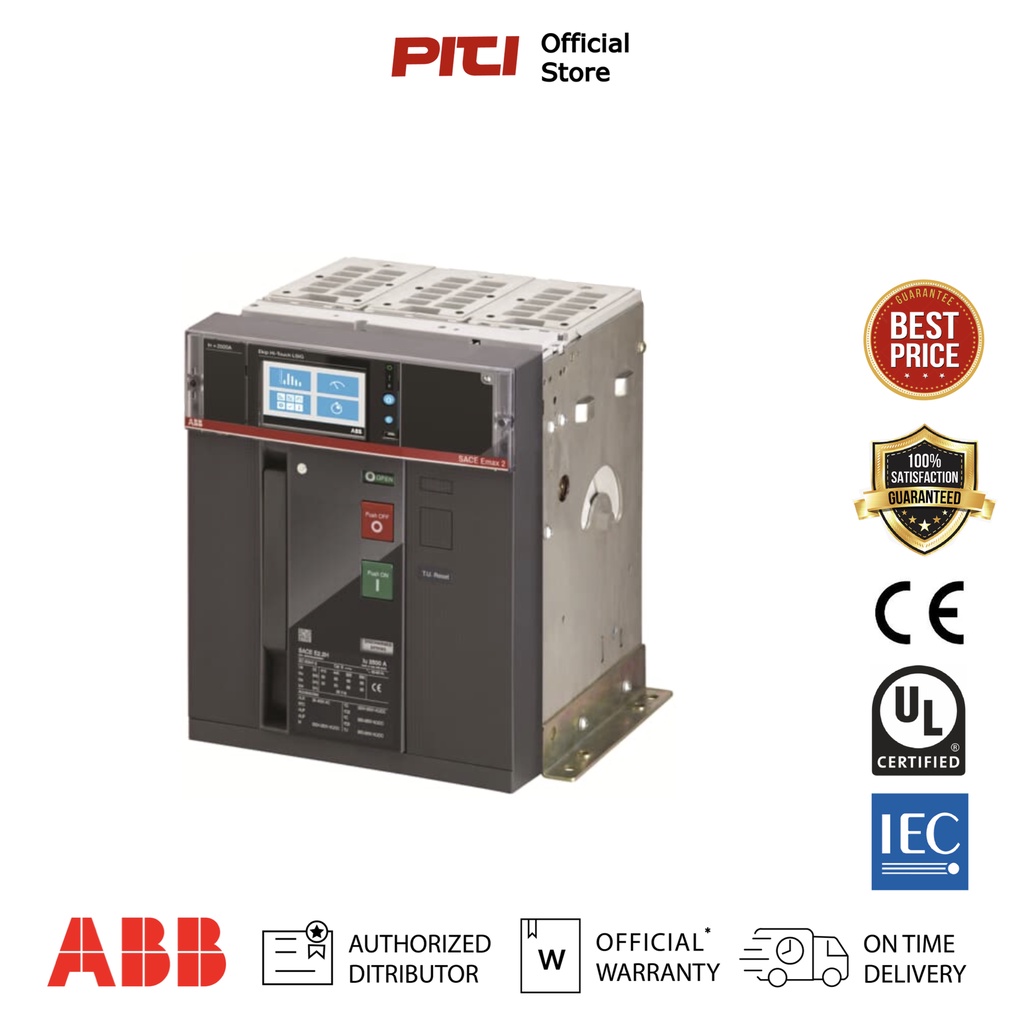 ABB ACB Emax2 E2.2N 1600 Ekip Touch - LI, (3P fixed version) | Shopee Thailand