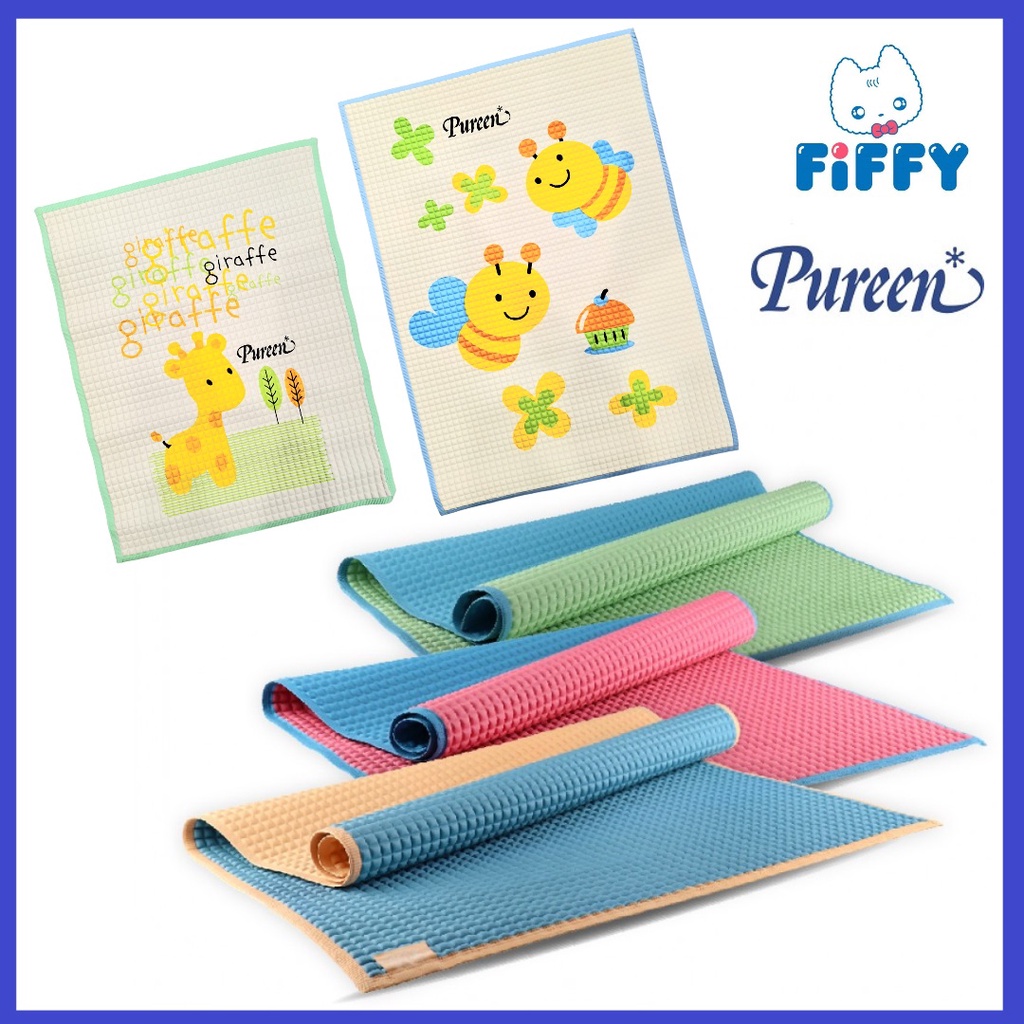 Fiffy Baby Air บรรจุแผ่นยาง Cot (60 ซม. x 90 ซม.) (45 ซม. x 90 ซม. ...