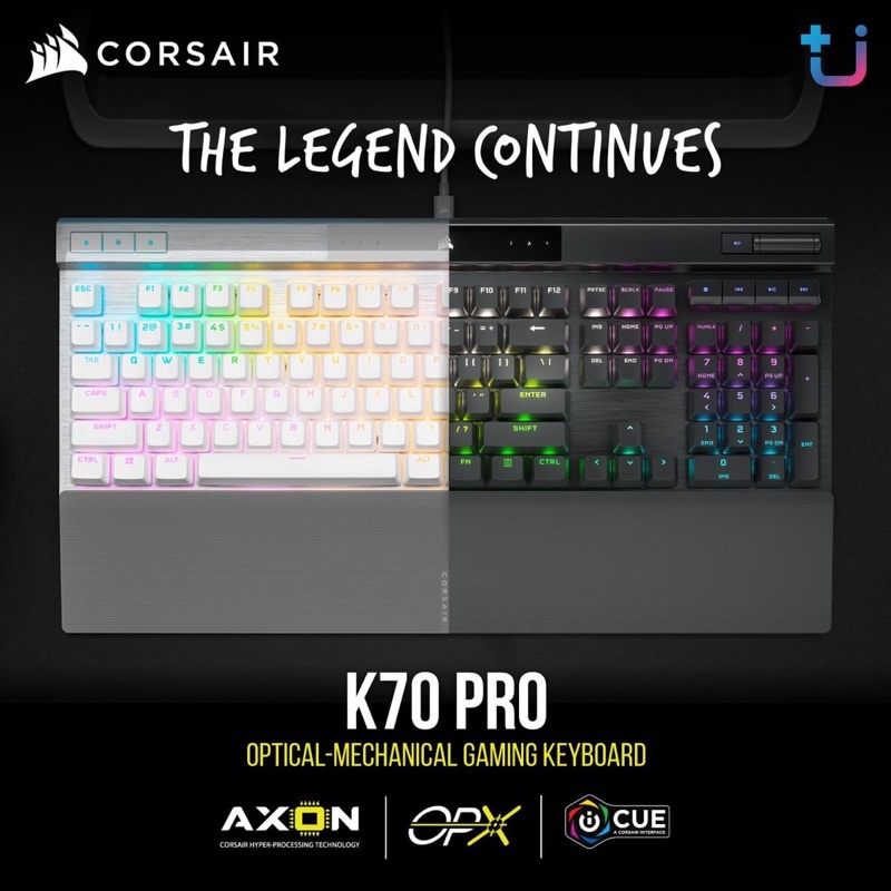 Corsair K70 Pro OPX Switch RGB Keyboard | Shopee Thailand