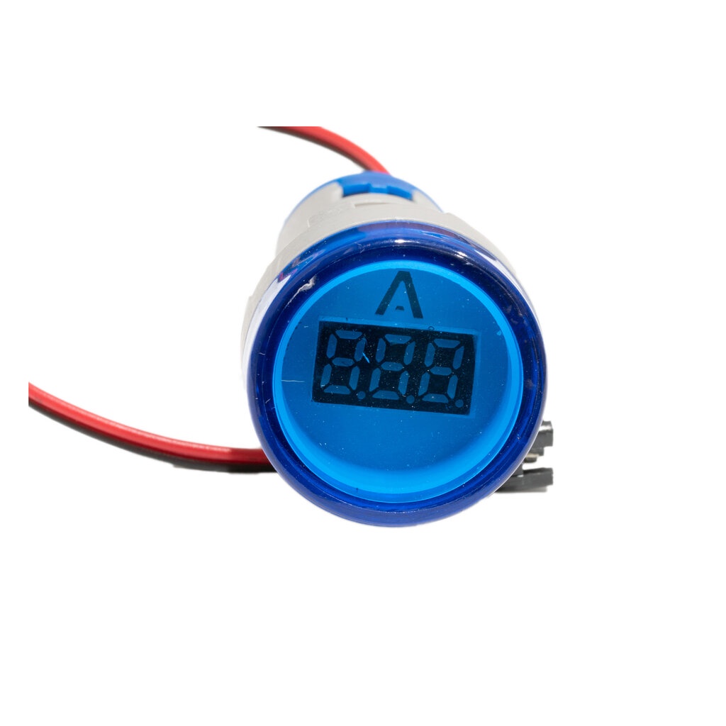AD101-22AM (AD16-22) Digital AC Amp Meter Pilot Lamp วัดกระแสไฟฟ้า 0 ...