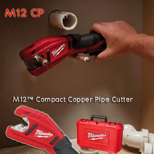 Milwaukee M12 PC-0 Compact Copper Pipe Cutter สำหรับ ตัดท่อทองแดง ...