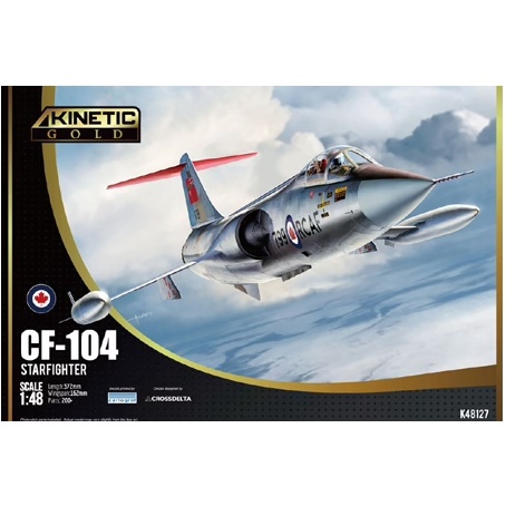 Aircraft Model Kinetic Model 1/48 KI-K48127 CF-104 Starfighter | Shopee ...