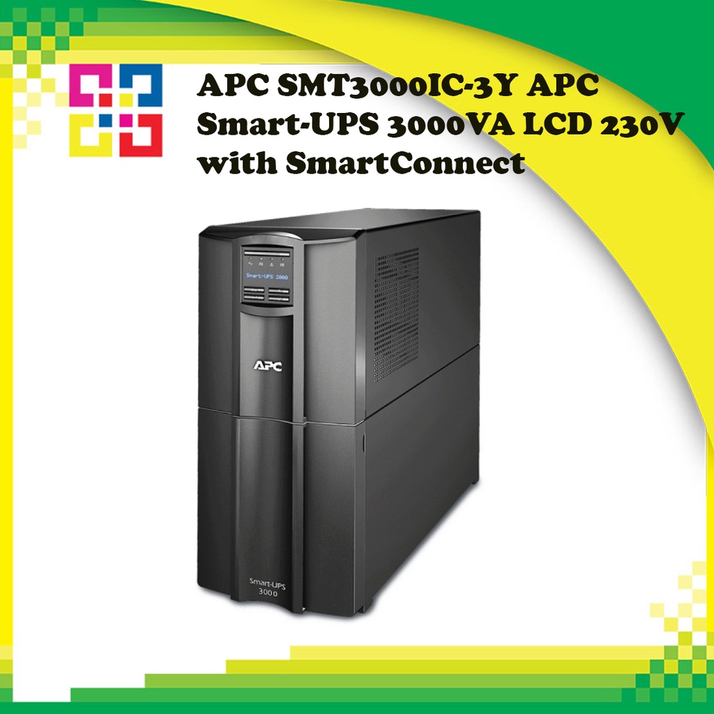 APC SMT3000IC-3Y APC Smart-UPS 3000VA LCD 230V with SmartConnect ...