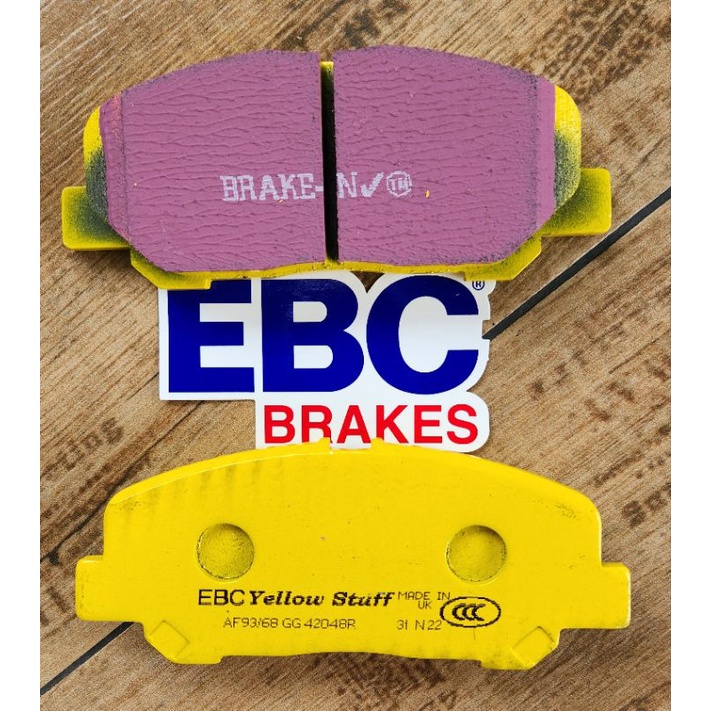 ผ้าเบรค EBC Brakes รุ่น Yellowstuff / ผ้าหน้า-หลัง Toyota Alphard ANH20 ...