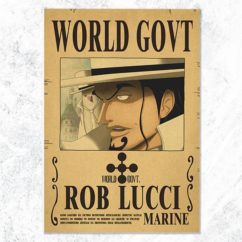 โปสเตอร์ One Piece ROB LUCCI One Piece ขนาด A3 28.5x42 ซม. | Shopee ...