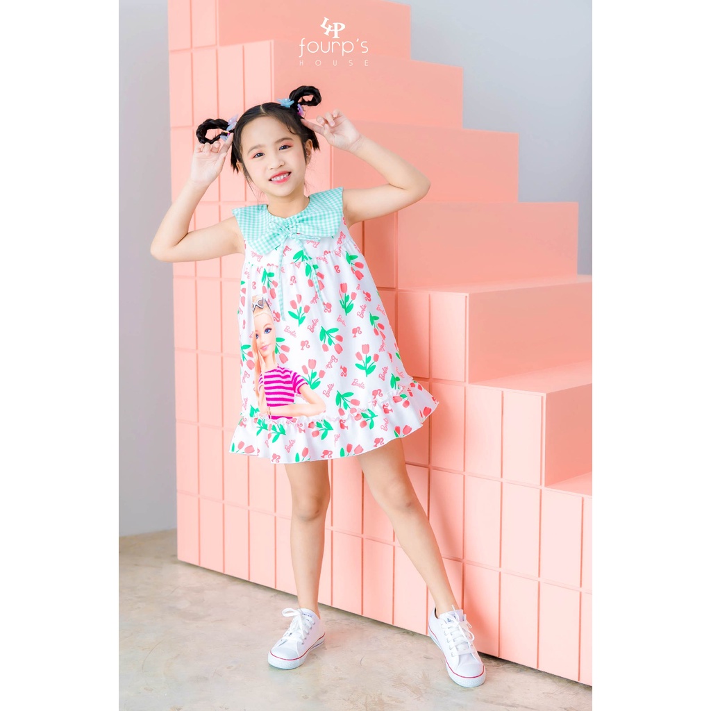 BARBIE : ENXZ0151 เดรสเด็กผู้หญิง ลิขสิทธิ์แท้ | Shopee Thailand