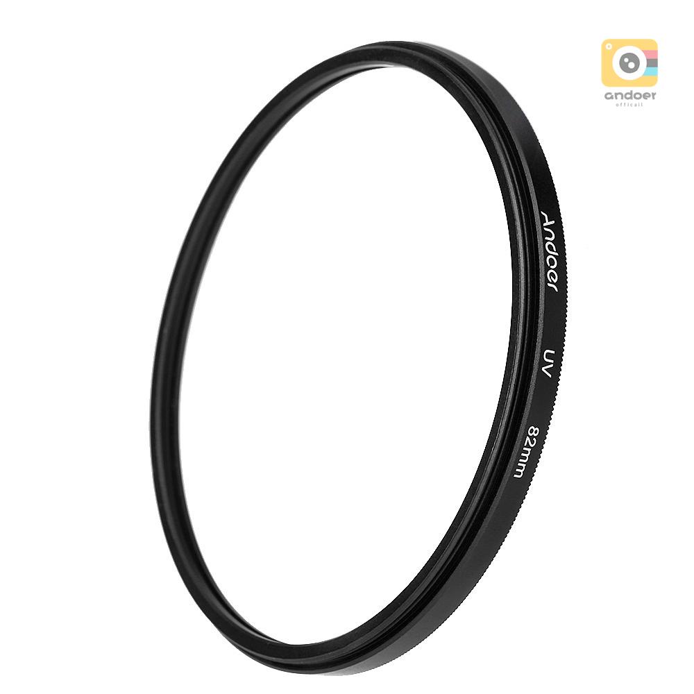 Andoer 82mm UV Ultra-Violet Filter Lens Protector for DSLR Camera ...