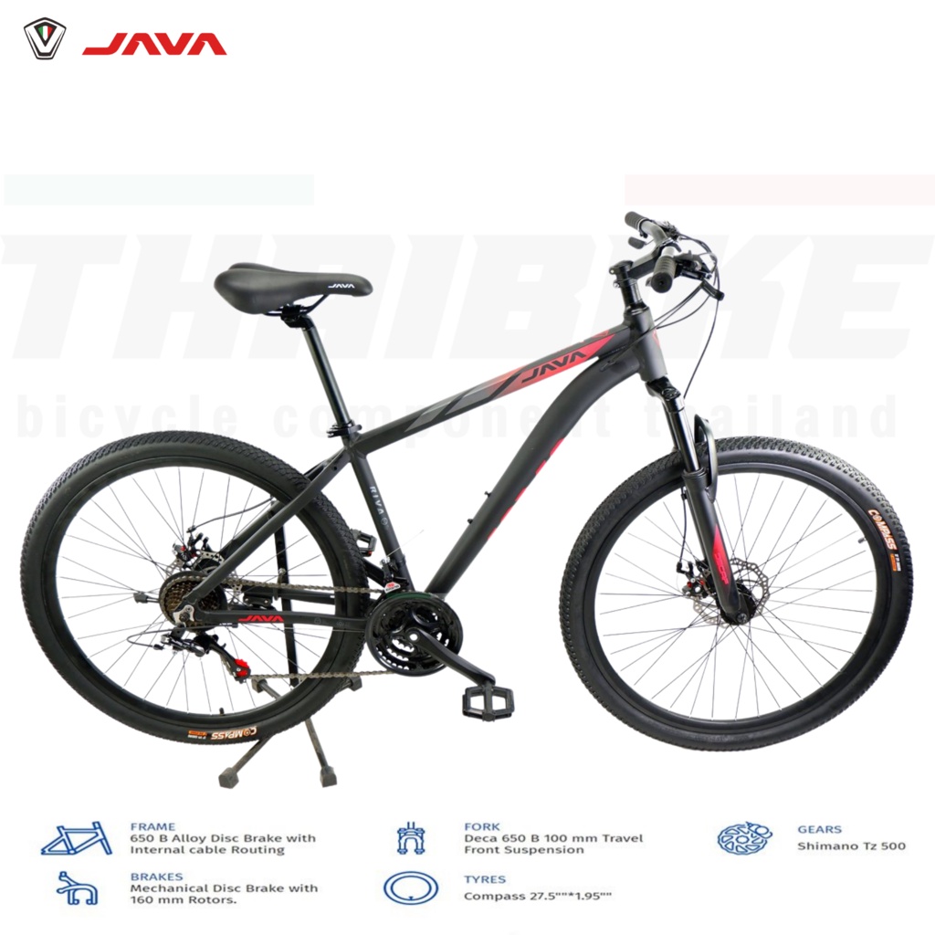 ล้อ 27.5 21 SPD จักรยานเสือภูเขาอลูมิเนียม JAVA RIVA เกียร์ SHIMANO | Shopee Thailand