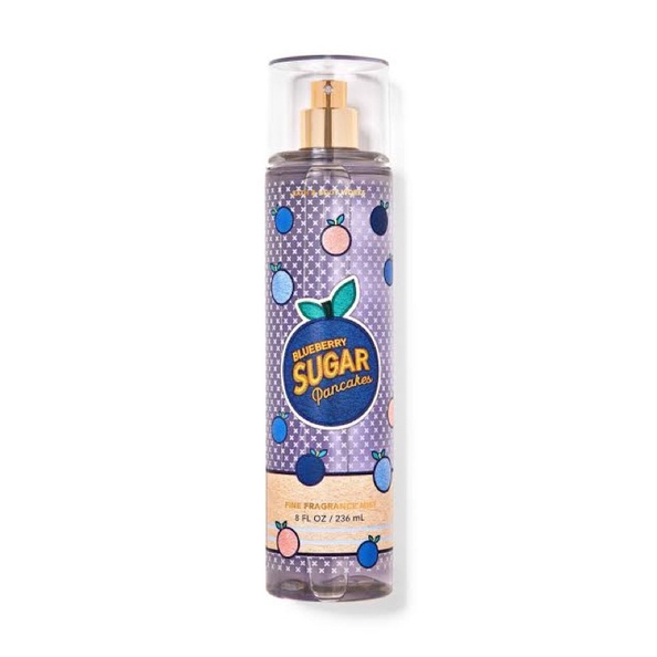 Bath & Body Works BLUEBERRY SUGAR PANCAKES Fine Fragrance Mist Spray 236ml. ของแท้ | Shopee Thailand