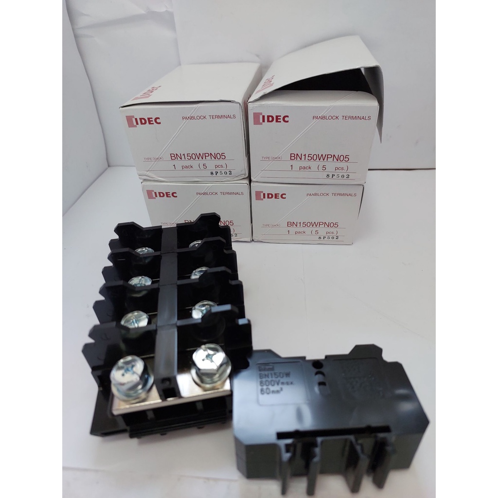 "IDEC" TERMINAL BLOCK BN150W : ใช้กับสายไฟ 1.5-50 Sqmm. (ราคาต่อ1ชิ้น ...