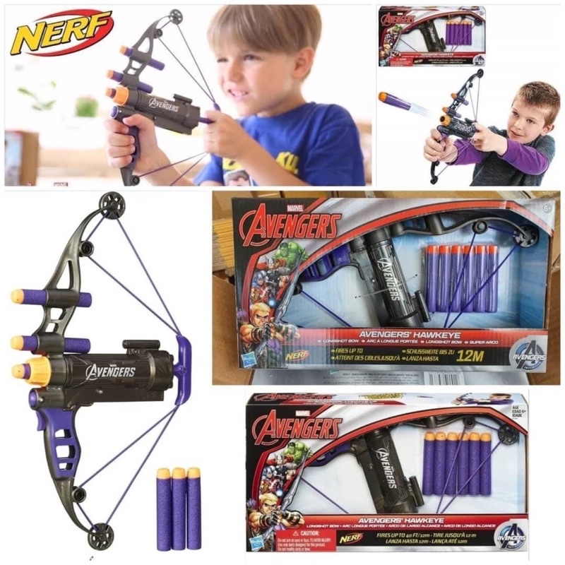 nerf marvel avengers hawkeye bow | Shopee Thailand