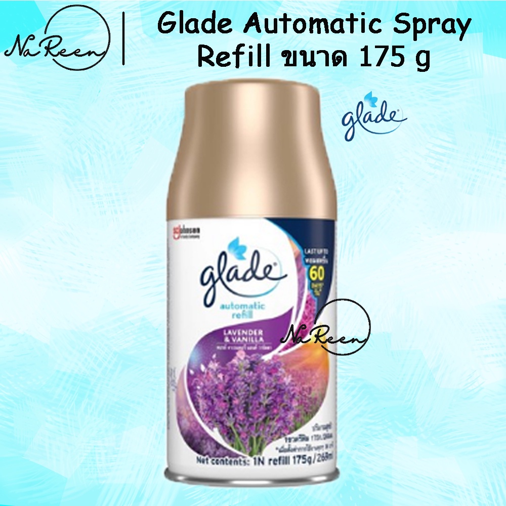 Glade Automatic Spray refill (รีฟิล) สเปรย์กระป๋องรีฟิล ขนาด 175 กรัม ...