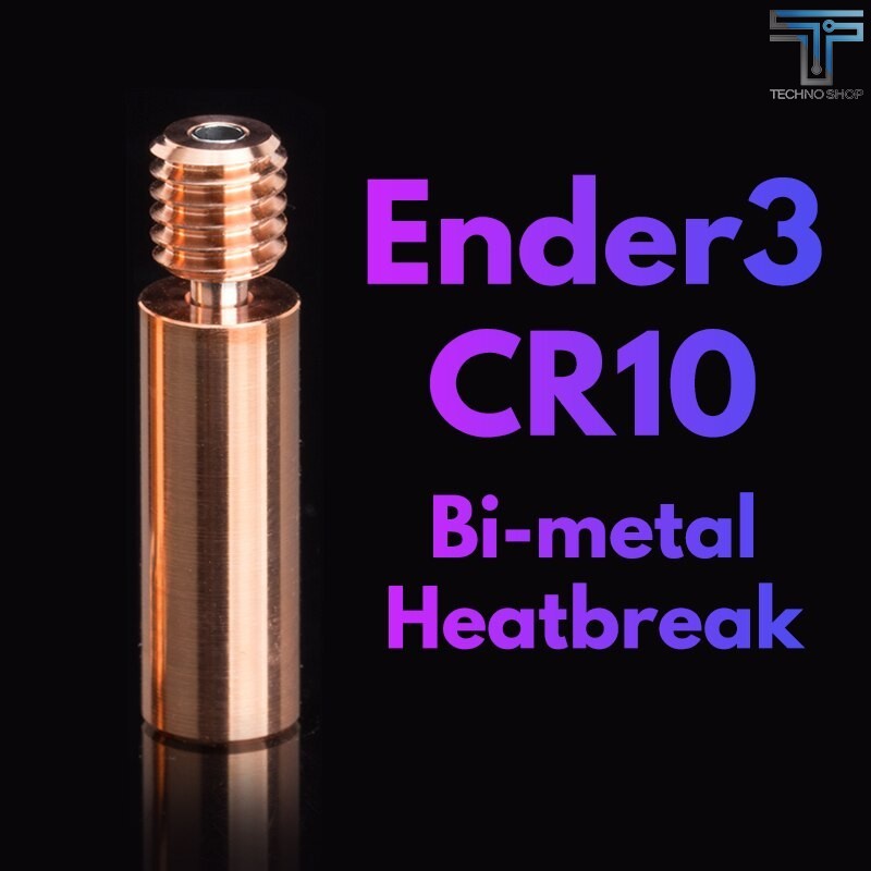 Trianglelab Ender3 CR10 Copper alloy Bi-Metal Heatbreak 27.5MM Length ...