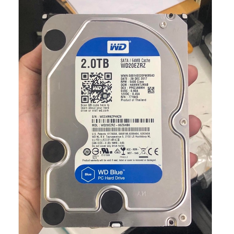 (ฮาร์ดดิสก์) HDD WD 2T 3T 4T 5T 6T 8T มือสองเน้นใช้งาน | Shopee Thailand