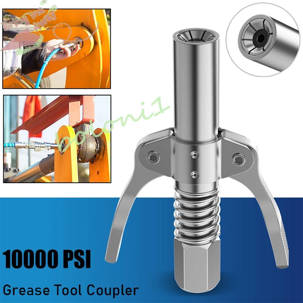 [COD] Grease Tool Coupler Heavy-Duty Stainless Steel Leak-Free Nozzle ...