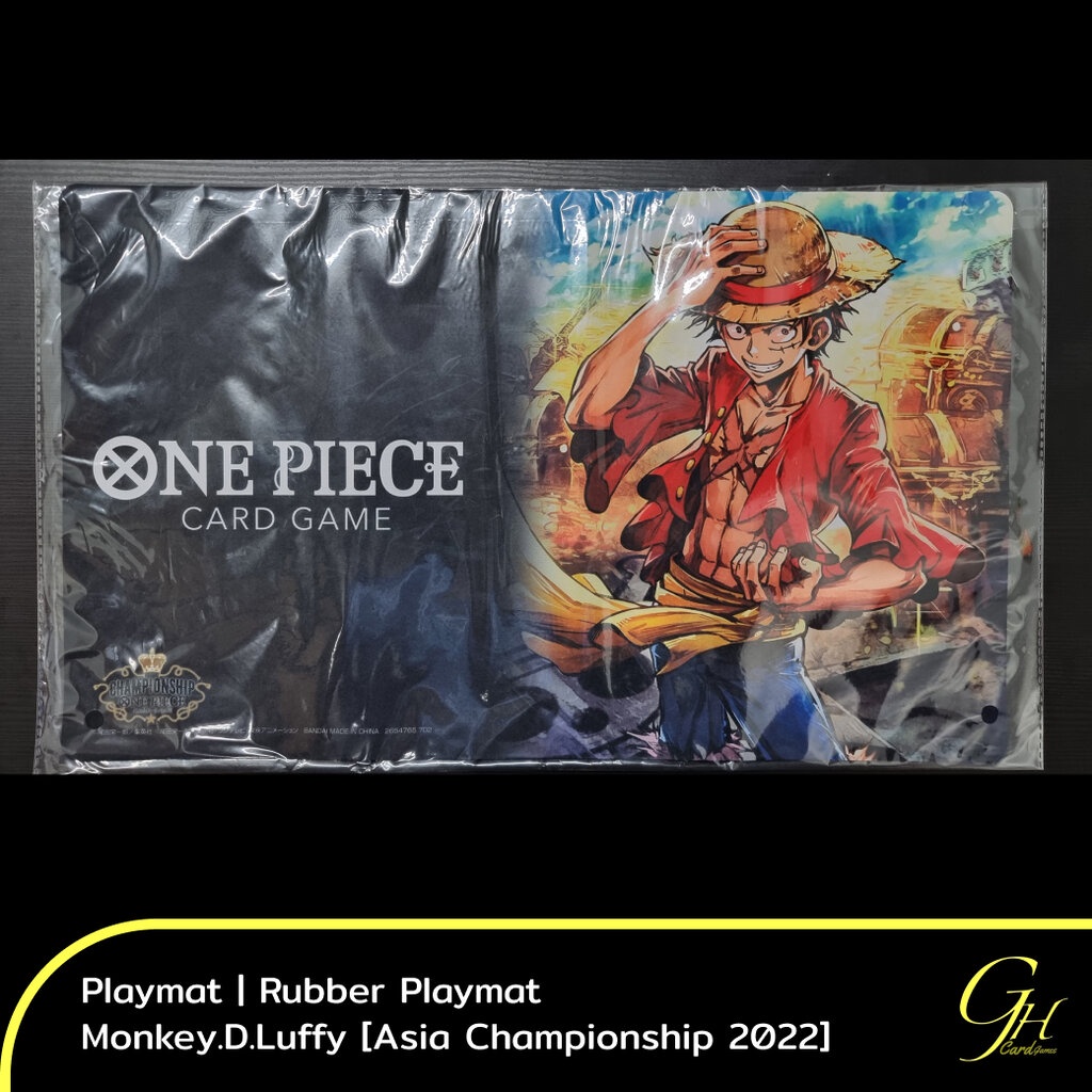 One Piece Card Game [Playmat-001] Rubber Playmat - Monkey.D.Luffy [Asia Championship 2022 ...