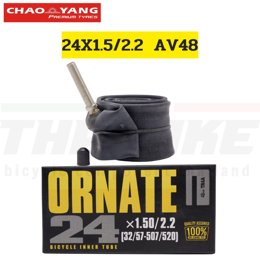 ยางในจักรยาน ORNATE CHAOYANG ARISUN ขนาด 20X1 1/8 AV40 20X1 3/8 AV48 ...