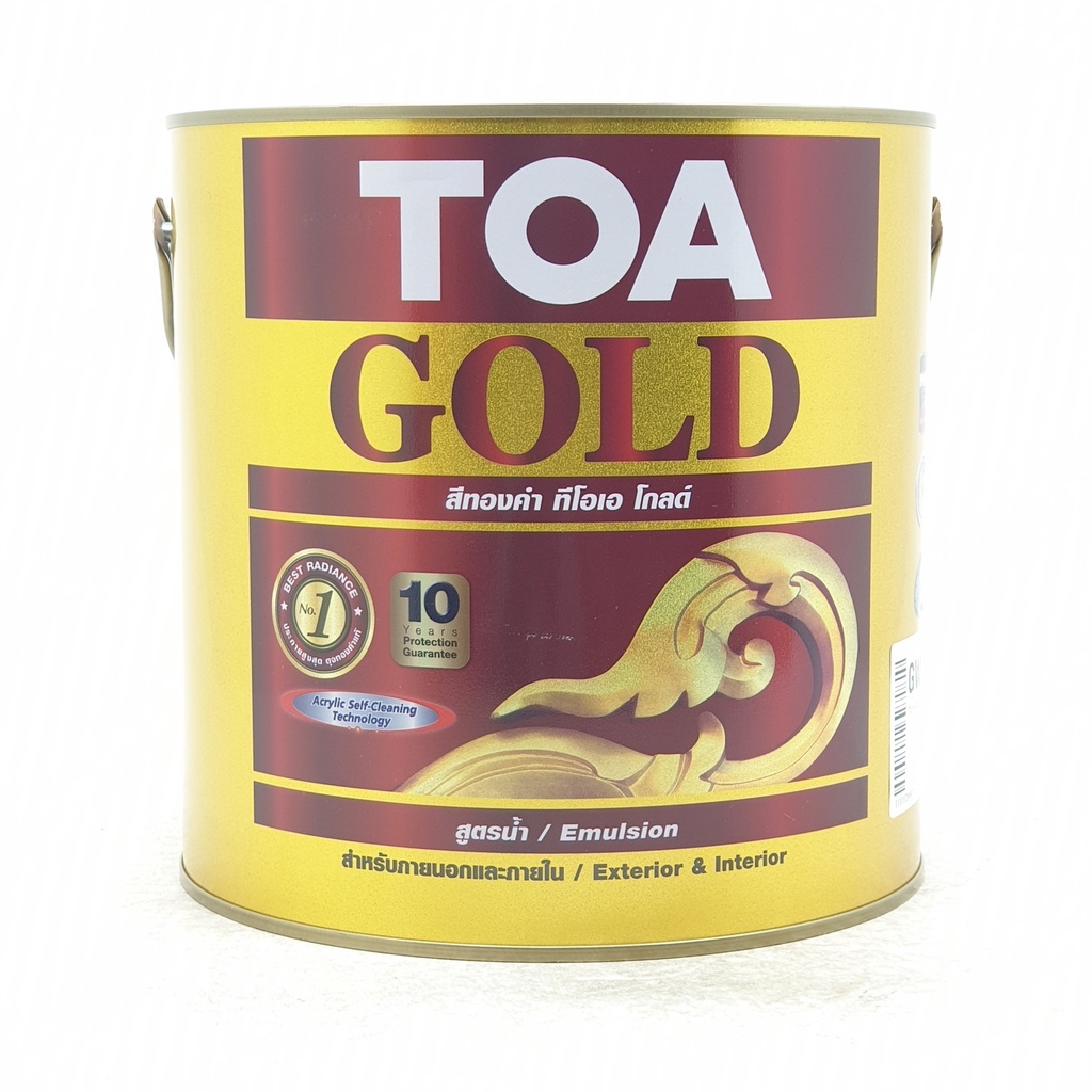 TOA สีทอง ทีโอเอ โกลด์ สีทองคำอะคริลิกสูตรน้ำ TOA Gold Water Base Paint ...