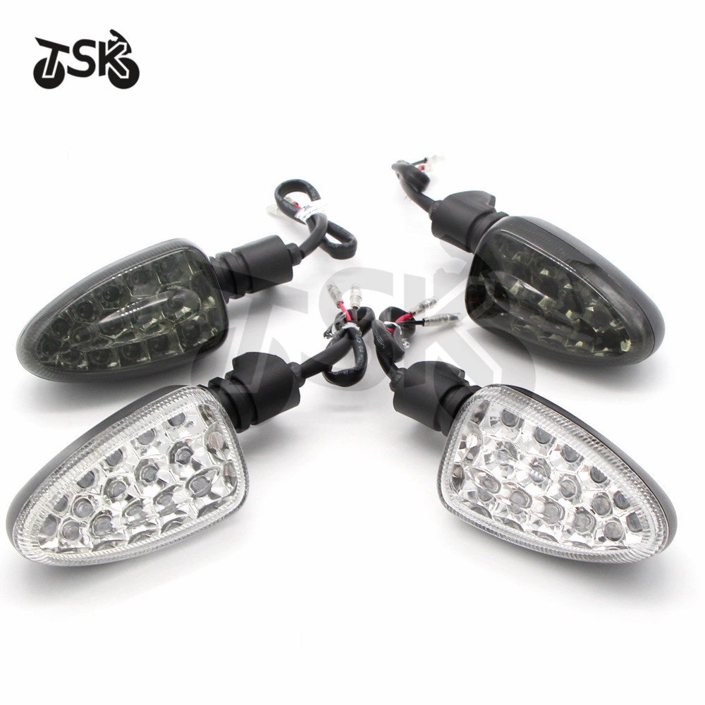 Motorcycle Clear Turn Signal Indicator Light Lamp Fit for BMW F650GS ...