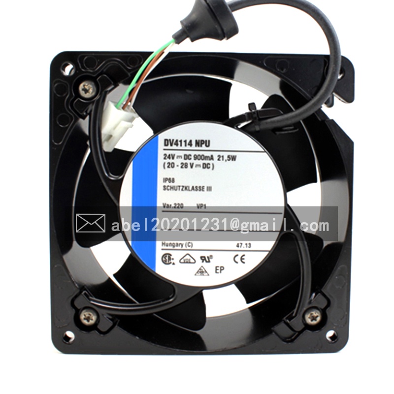 พัดลมระบายความร้อน DV4114NPU DV 4114NPU DC 24V 21.5W 12038 120*120*38 ...