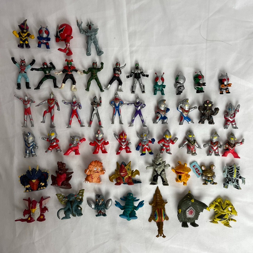 Kamen Rider Ultraman mini figure set of 49 toys kids plaything ...