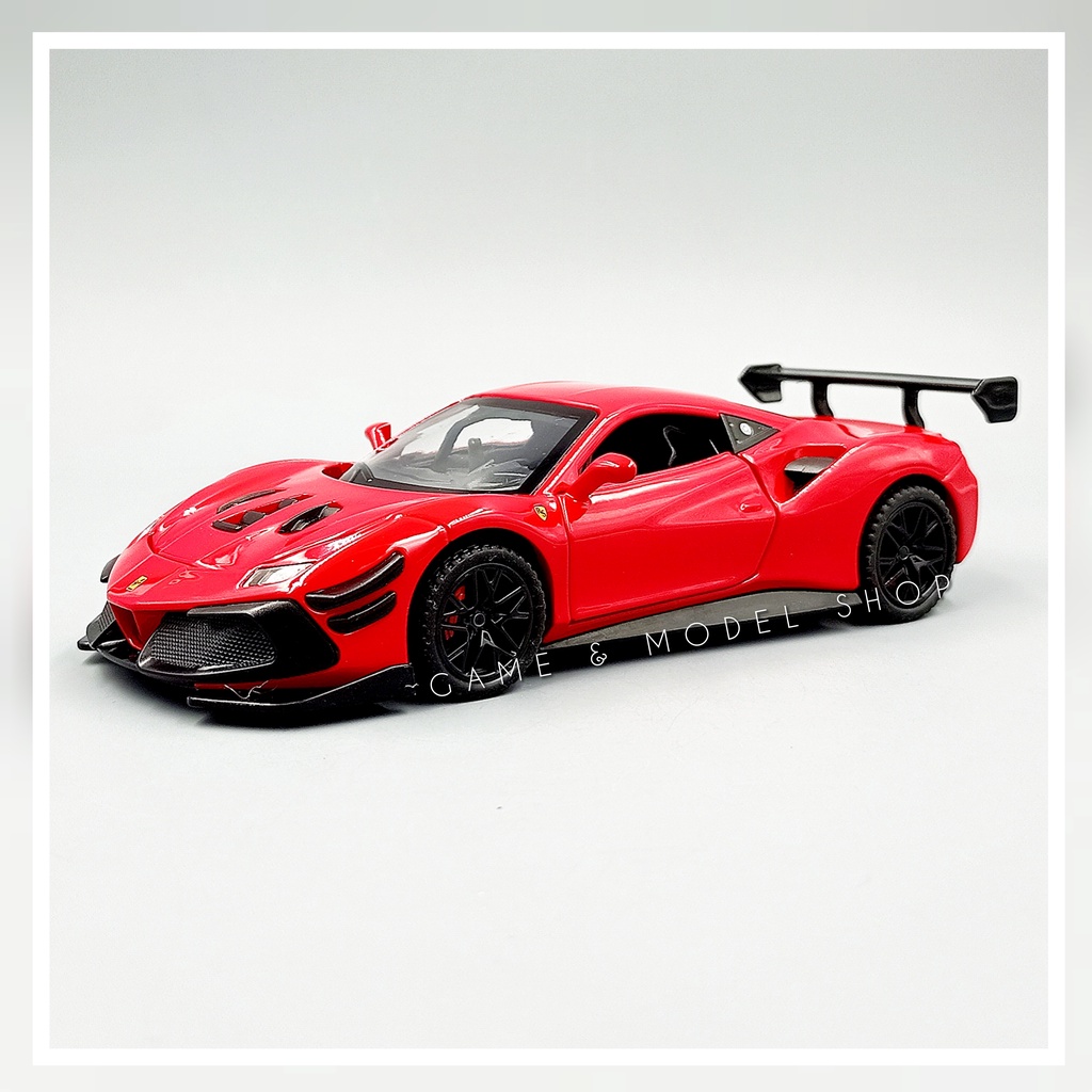**สินค้าพร้อมส่ง** Ferrari 488 Challenge EVO 1:32 [JIAYE MODEL] โมเดลรถ ...