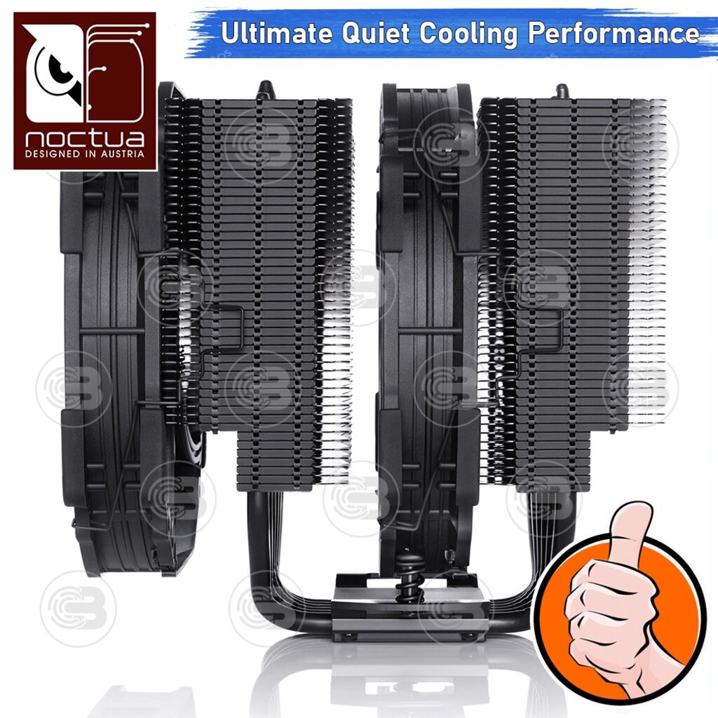 [CoolBlasterThai] Noctua NH-D15 CHROMAX.BLACK Heat Sink CPU Cooler (AM5/LGA1700 Ready) ประกัน 6 ...