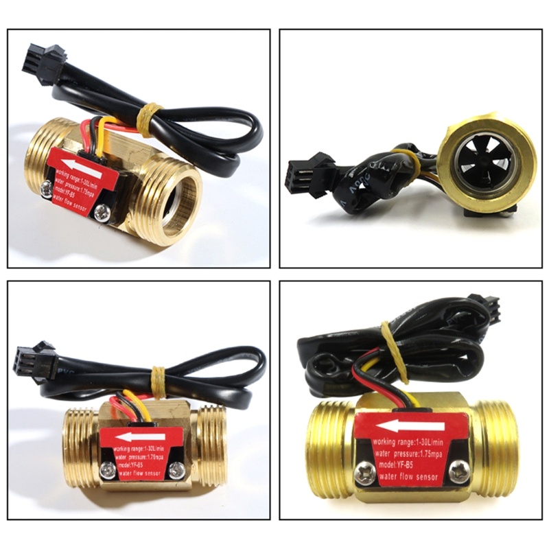 Hl Water Flow Sensor Hall Effect Sensor Switch- Flow Meter Flowmeter ...