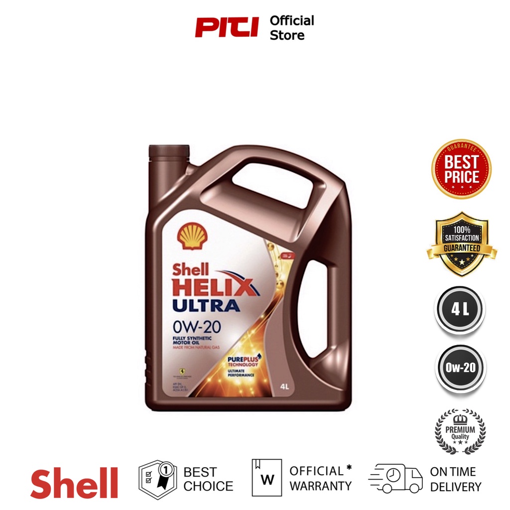 Shell Helix Ultra SP 0W-20 (4 x 4L), เชลล์ เฮลิกส์ อัลตร้า | Shopee ...