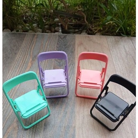 Hp HOLDER STAND MACAROON HP SEAT MODEL CUTE CHAIR MODEL | Shopee Thailand