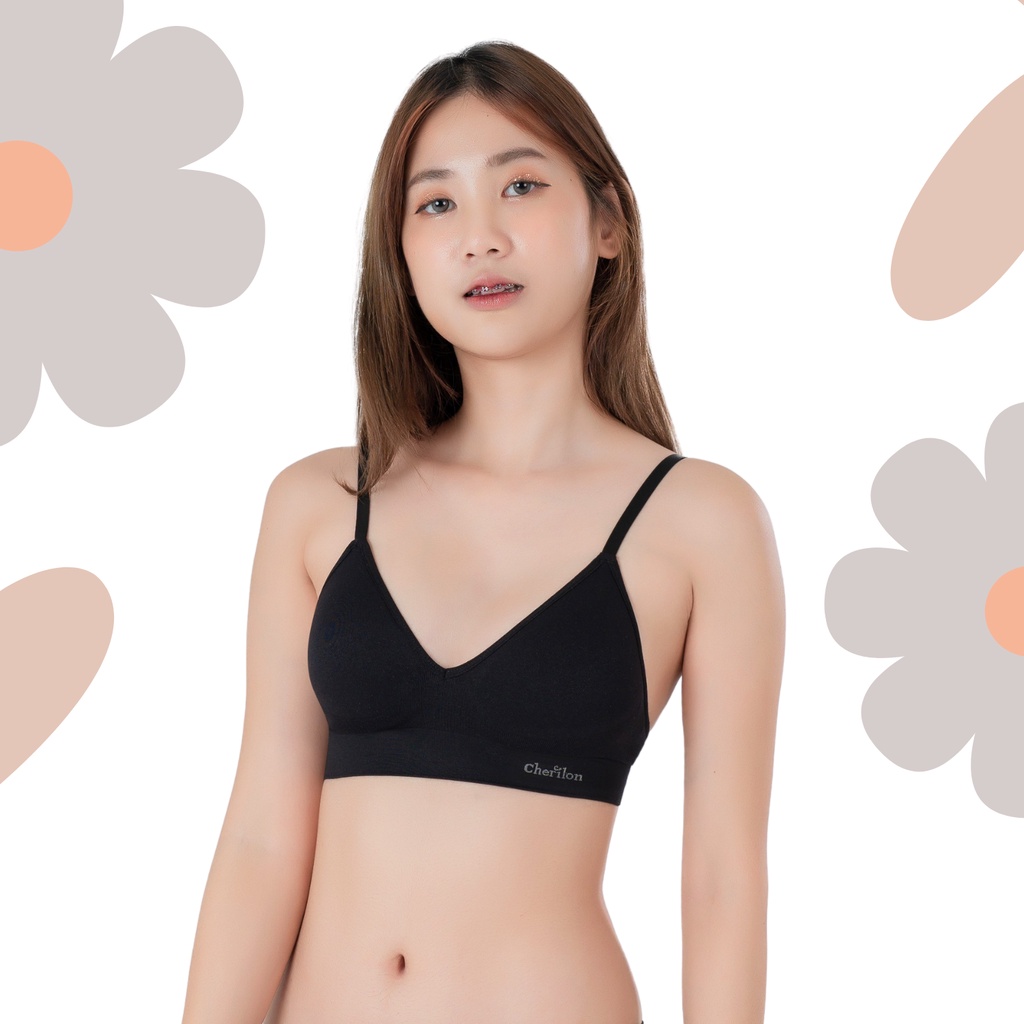 Cherilon Freshy Bra เชอรีล่อน เสื้อใน บรา น่ารัก บราใส่สบาย เสื้อในไร้โครง เสื้อในเด็ก สีหวาน ...