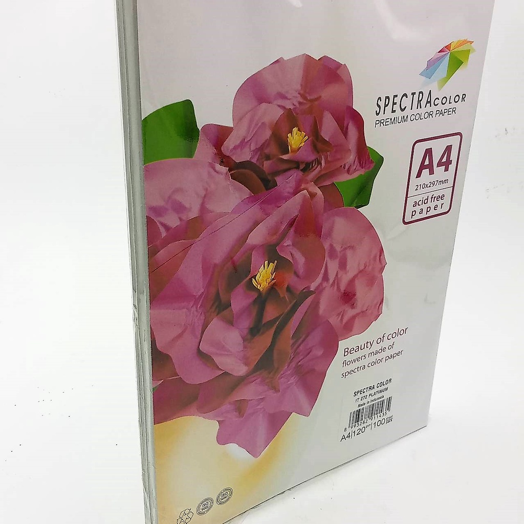 กระดาษสี สเปคตรา (100 แผ่น) Spectra Color Paper A4 120g. | Shopee Thailand