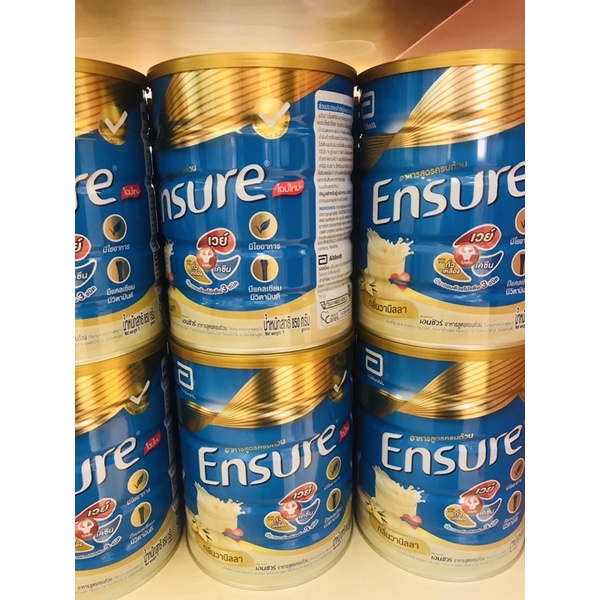 โฉมใหม่ Ensure เอนชัวร์ วานิลลา 850 กรัม 1 กระป๋อง Ensure Vanilla 850g 1 Tin อาหารเสริมสูตร ...