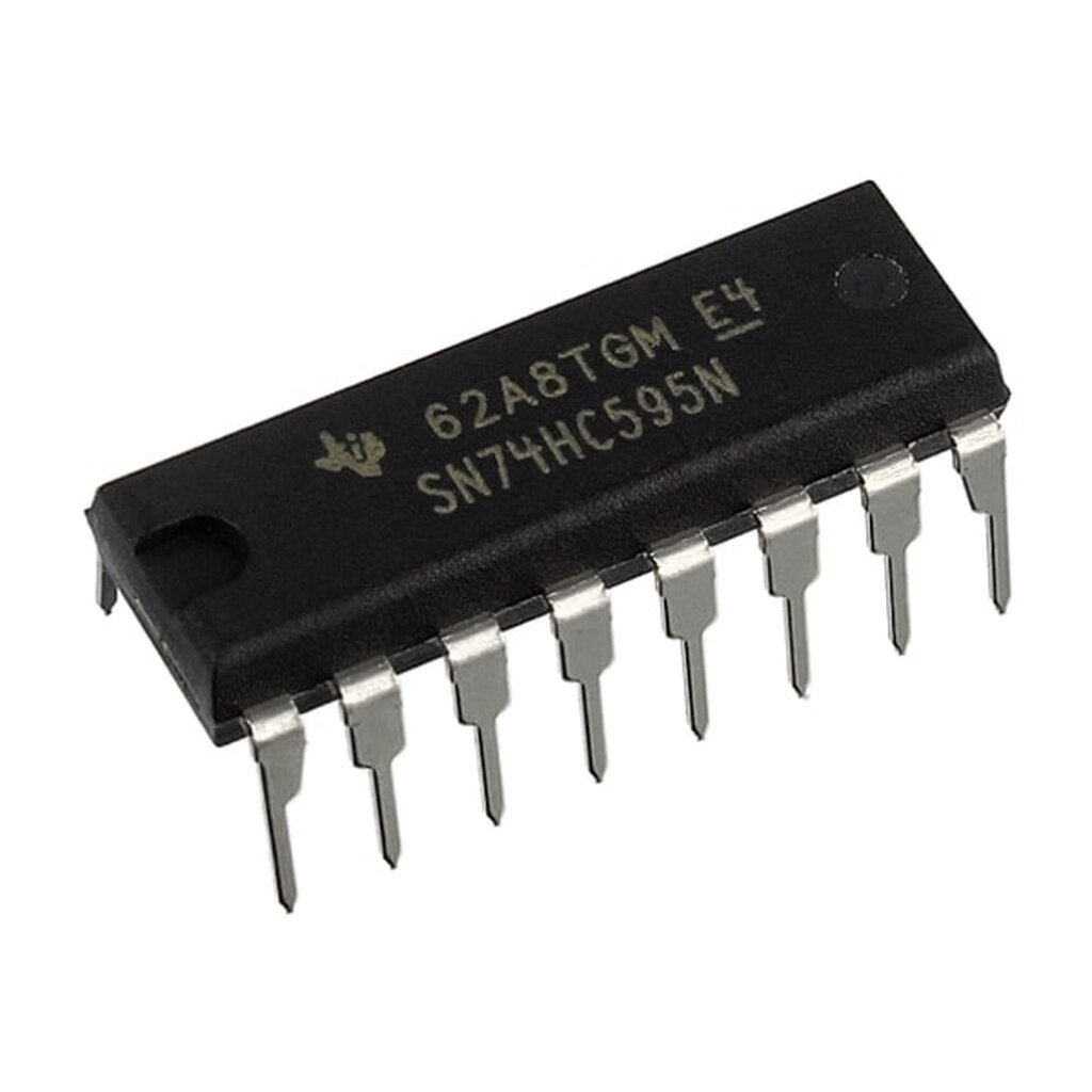 74HC595 8-bit Shift Register w/ 3-State Output Registers ไอซีเลื่อนบิต ...