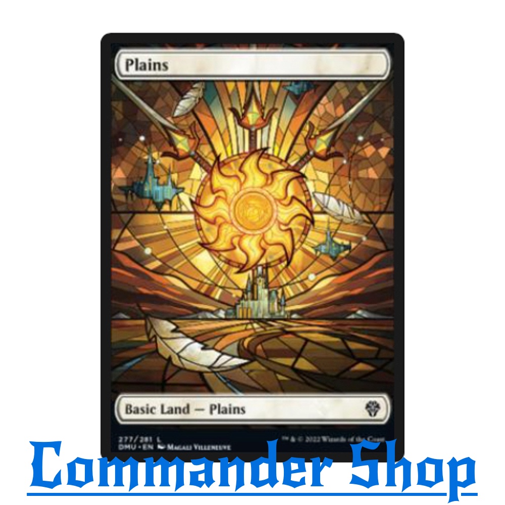 Basic Land (277-281) ชุด DMU การ์ดเกม Magic The Gathering (MTG) Plains ...