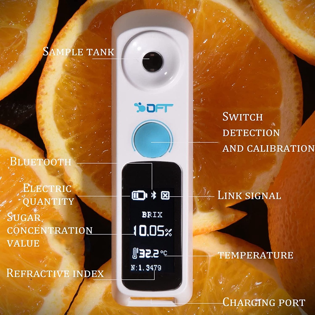 เครื่องตรวจจับความหนาแน่นของเครื่องดื่ม มิเตอร์วัดความเข้มข้นของน้ำกาแฟ ...