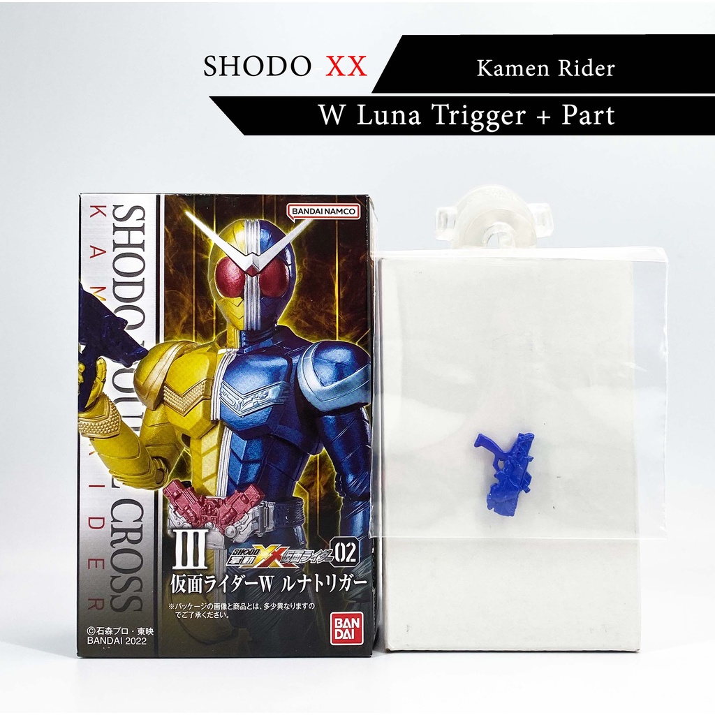 แยก Bandai Shodo XX 2 Kamen Rider ShodoXX Black W Double Accel Zero Two ...