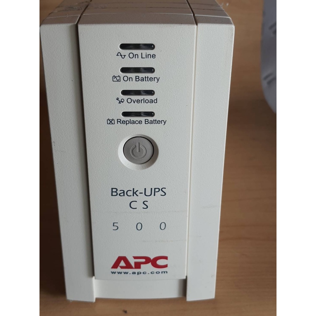 APC Back-UPS CS 500VA 300W 230V อุปกรณ์สำรองจ่ายไฟ สินค้ามือ2 สภาพดี ...