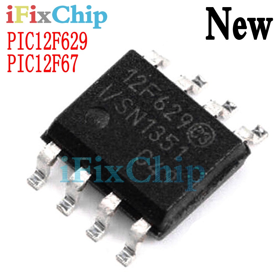 5 ชิ้นแบรนด์ใหม่ PIC12F675-I/SN PIC12F675 12F675-I/SN PIC12F629-I/SN ...