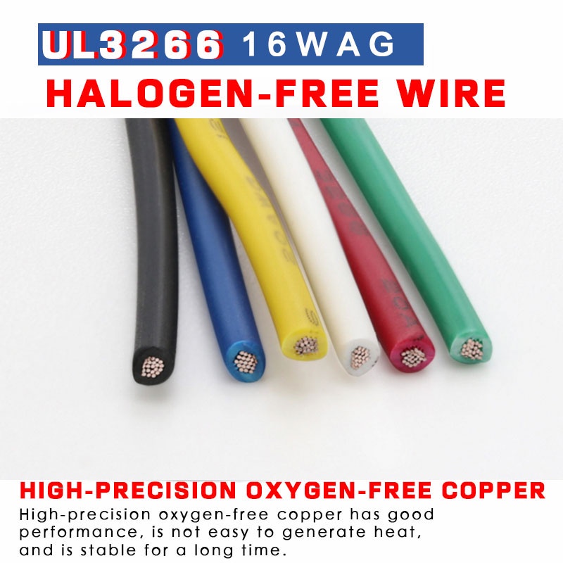 Ul3266-16โดยรวม สายไฟอิเล็กทรอนิกส์ต่ําควันฮาโลเจน-ฟรีลวดเชื่อมต่อไฟฟ้า 125 องศาลวดอุณหภูมิสูง ...