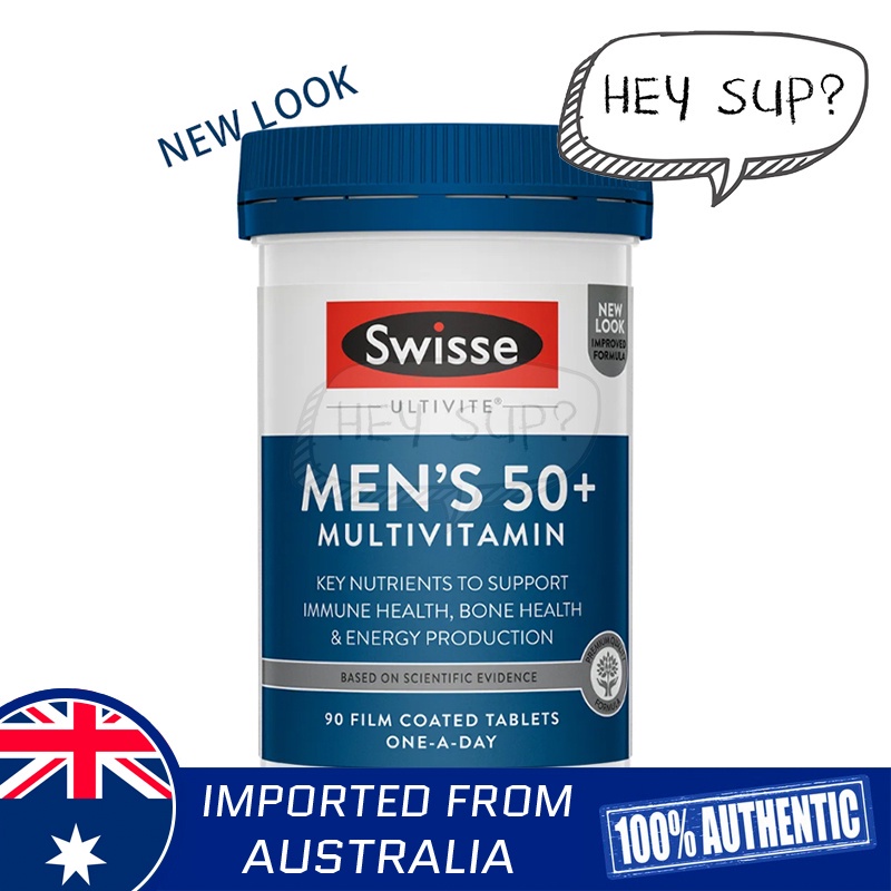 Swisse Men's Ultivite 50+ Multivitamin 90 Tablets | Shopee Thailand