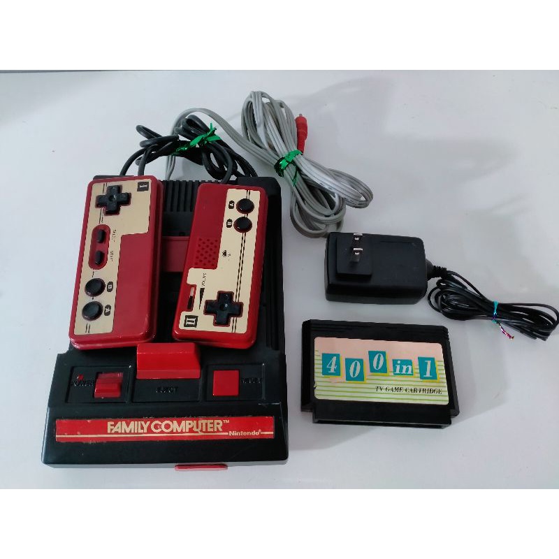 Famicom Japan Custom สีดำ ระบบAV ชุดพร้อมเล่นไฟไทยตลับเกมรวม 400 in 1 ...