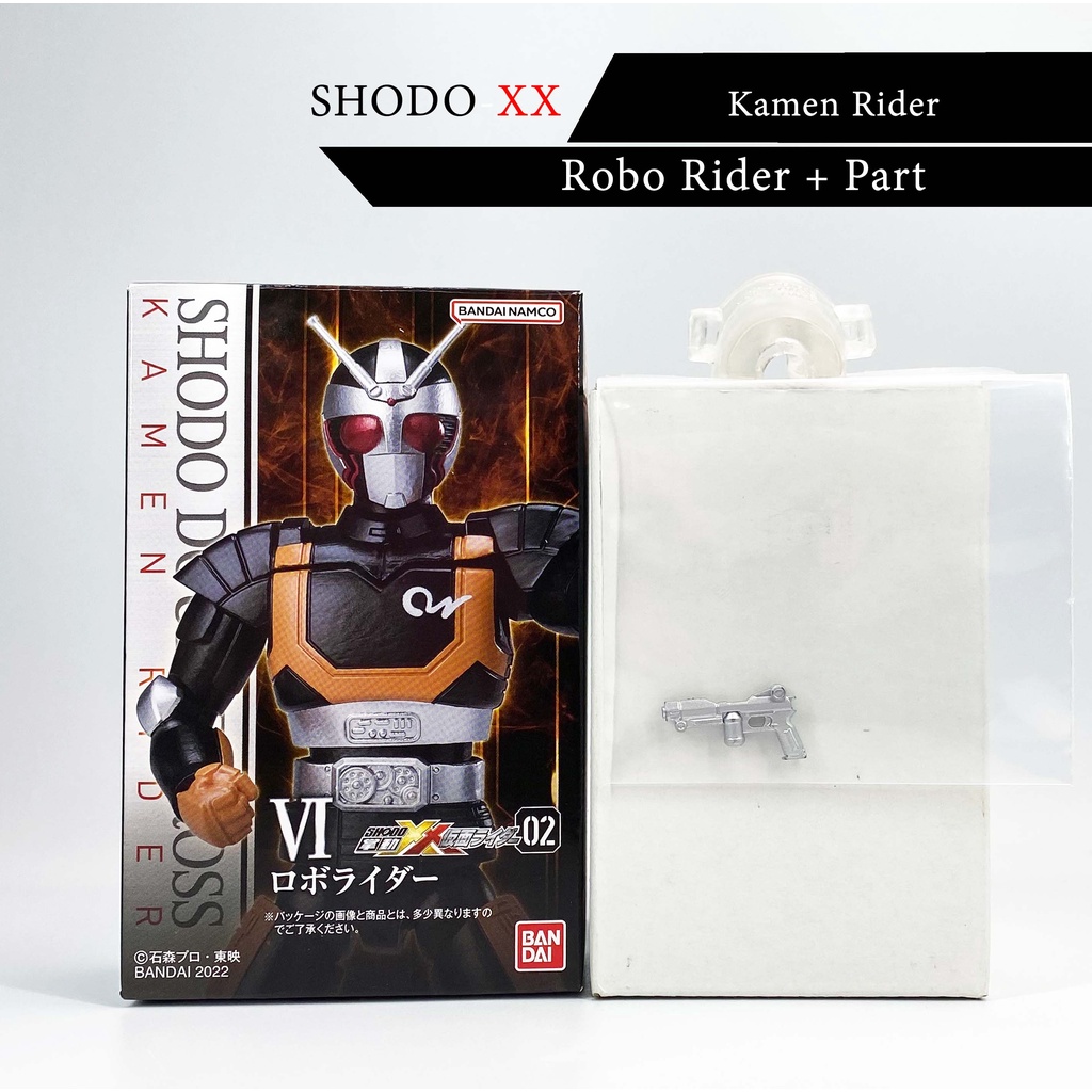 แยก Bandai Shodo XX 2 Kamen Rider ShodoXX Black W Double Accel Zero Two ...