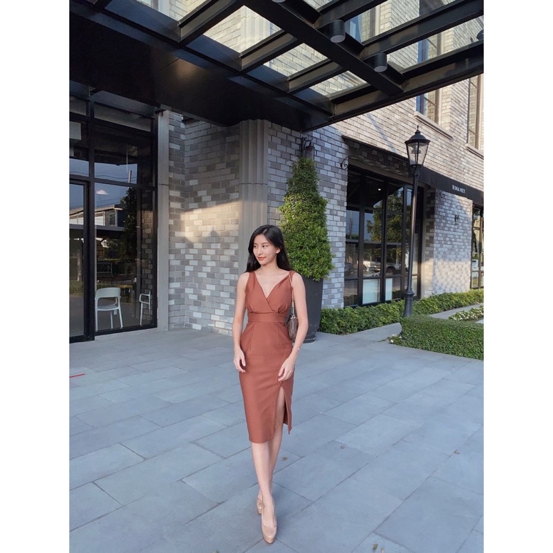 Vanessa Dress By Petchploy Brand | Shopee Thailand
